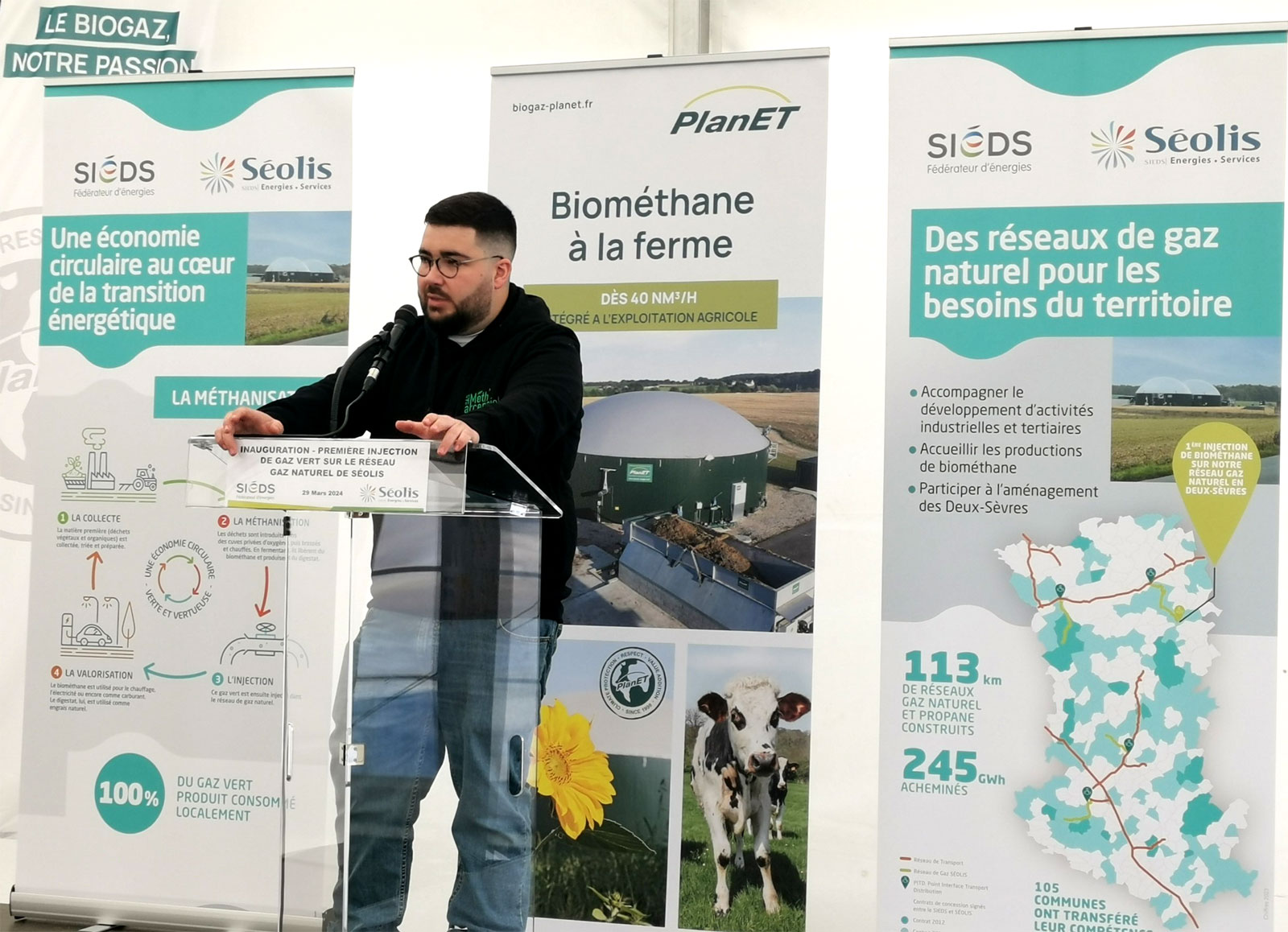 L'unité de méthanisation d'Airvault enfin inaugurée